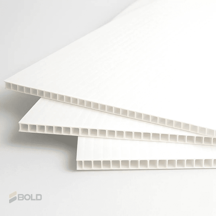 POLIPROPILENO ALVEOLAR BLANCO 3 X 1220 X 2440 - Bold